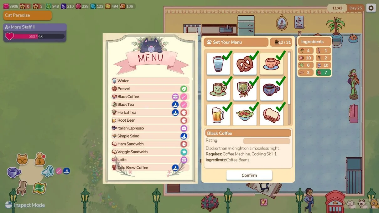 Cat Cafe Manager - Review | Delightful Days in Caterwaul Way - NookGaming