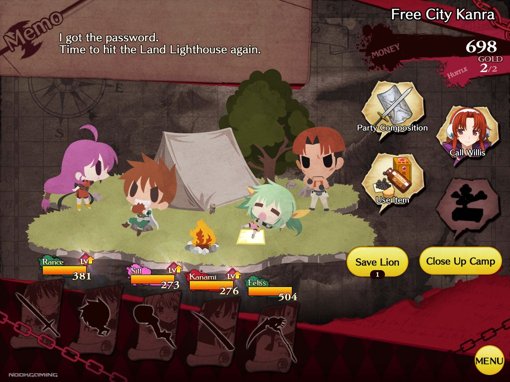 Rance 03: The Fall of Leazas - Review - NookGaming